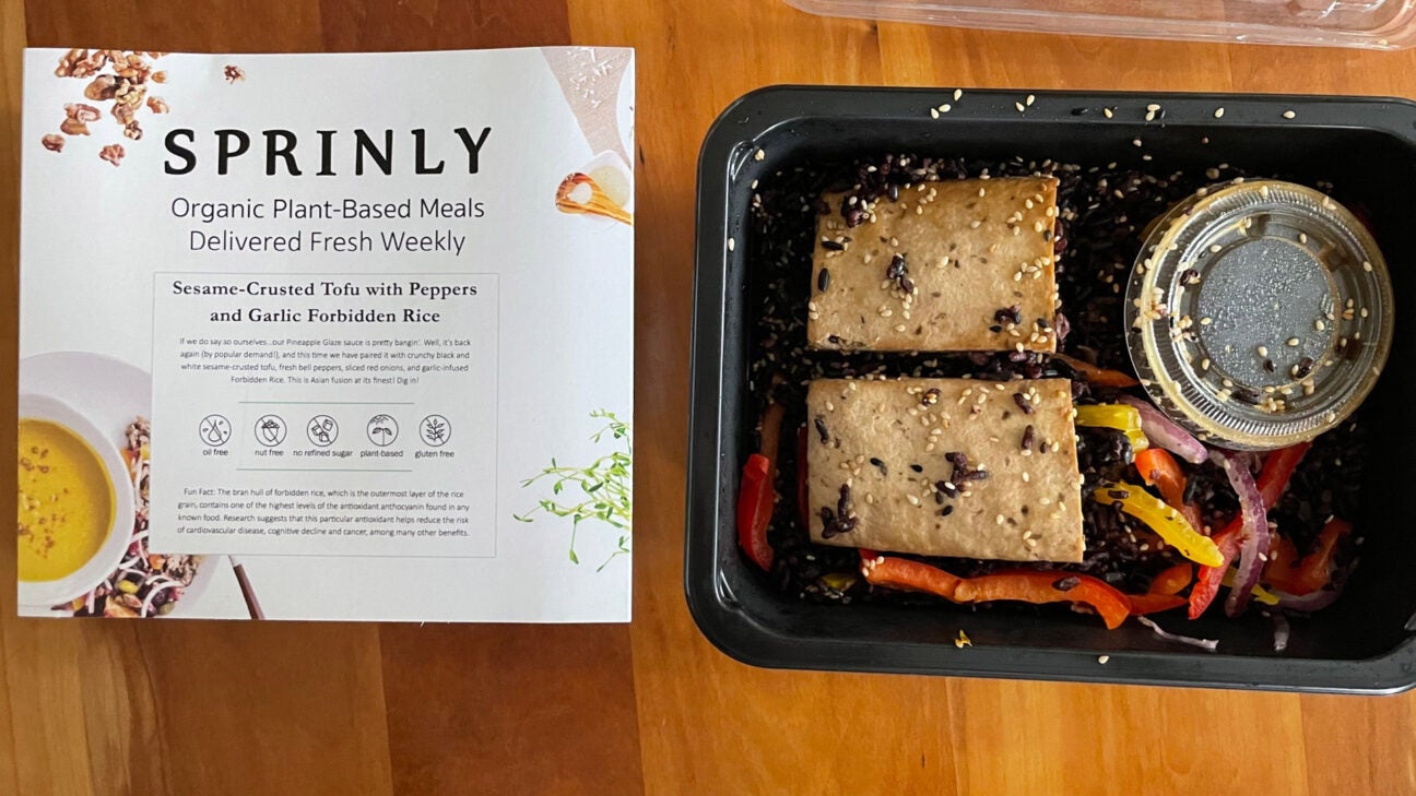Sprinly Review: Healthy Meals for a Price